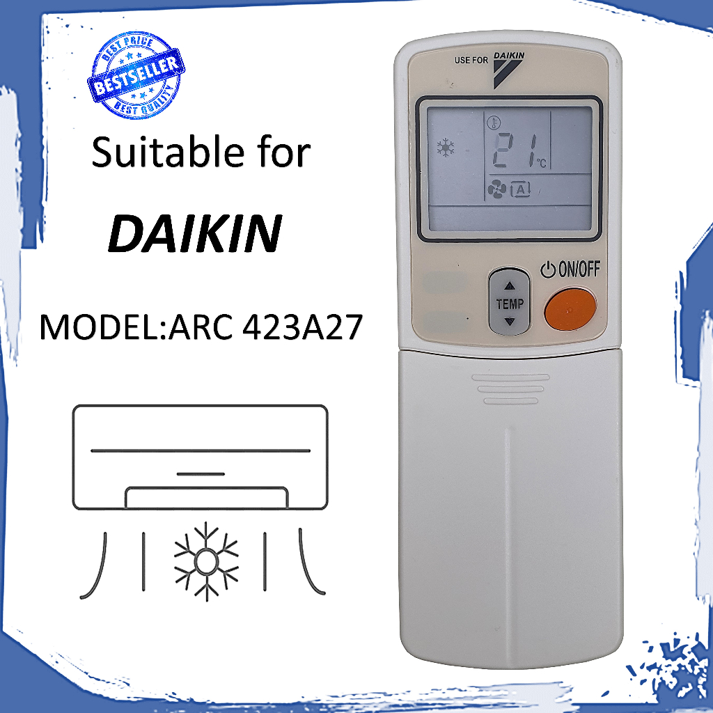 BEST QUALITY DAIKIN Aircond Remote Control For Aircond DAIKIN ARC ...