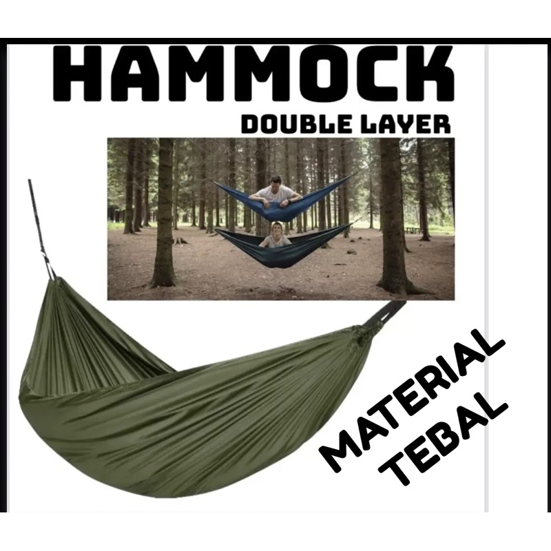 🔥HAMMOCK XXL {double layer}HIGH QUALITY🔥SLEEPING NAPPING RELAXING ...