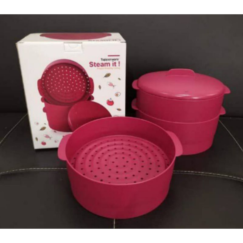 Tupperware Purple Tosca Biru hijau burgundy merah Steam It pengukus ...