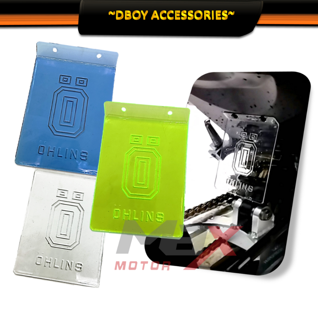 Plate Mono Ohlins Cover Mono Monoshock transparent tulus Absorber LC135 ...