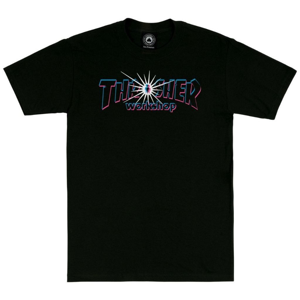 Thrasher x Alien Workshop Nova T-Shirt- Black | Shopee Malaysia