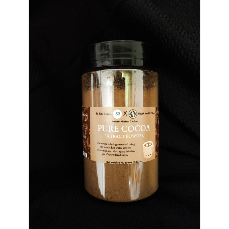 NHV PURE COCOA EXTRACT POWDER chocolate drink no sugar 100g | Shopee ...