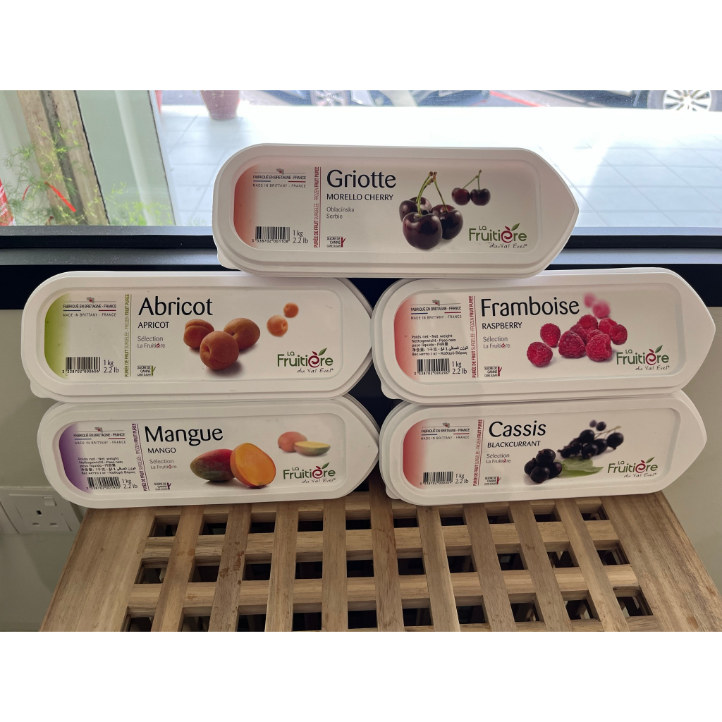 La Fruitière Frozen Fruit Puree 1kg (Assorted) - Baking Need | Shopee ...
