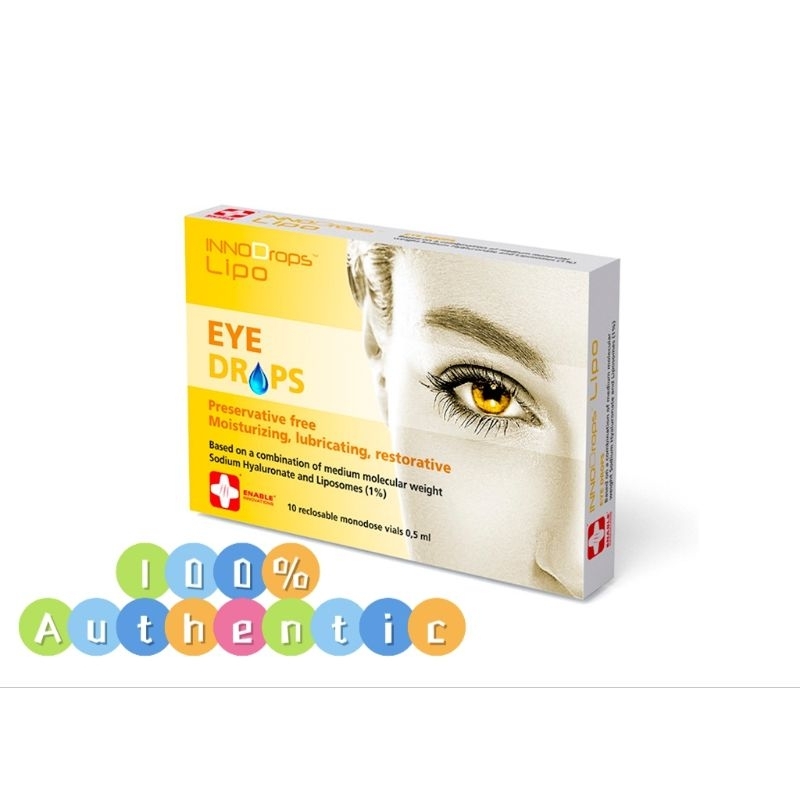 [NEW Promo Pack] Innodrops Lipo eye drop 🔥 sodium hyaluronate Liposomes ...