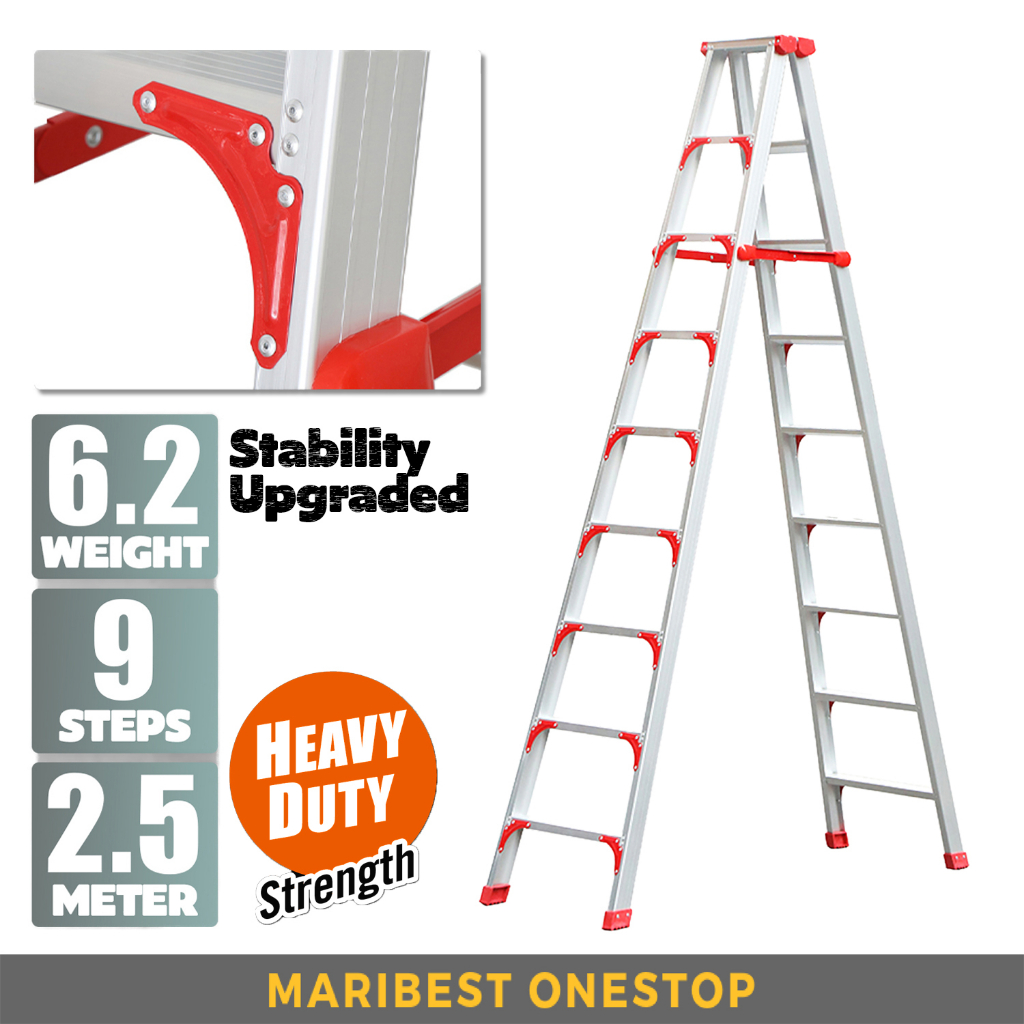 Ladderman Heavy Duty Aluminium Double Sided Ladder Multi Purpose Ladder ...