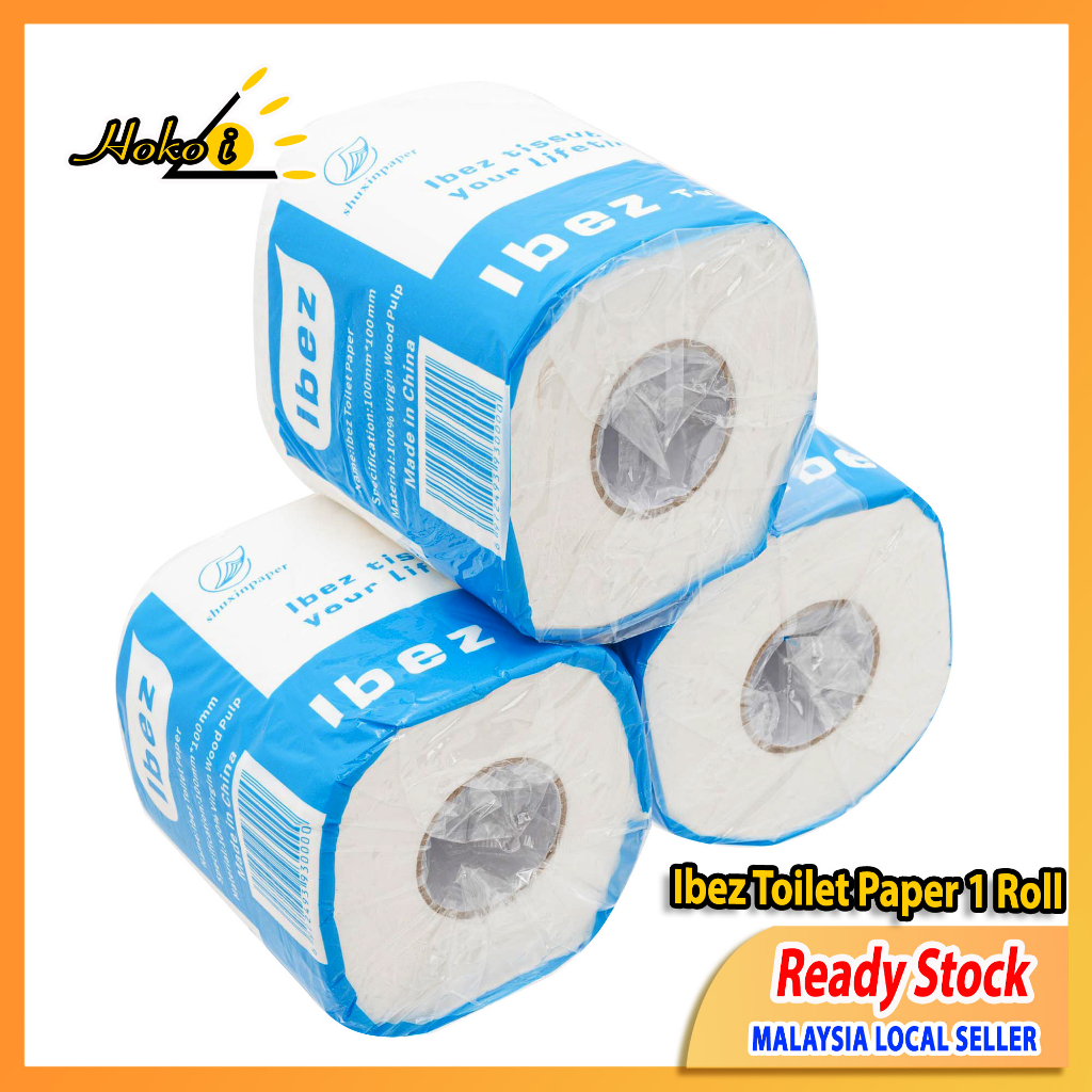 Ibez 3ply Toilet Paper Roll Individual Packing Soft Toilet Tissue ...