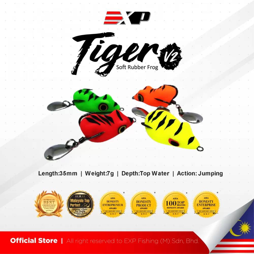EXP TIGER V2 SOFT FROG 35MM (MADE IN THAILAND) | Shopee Malaysia
