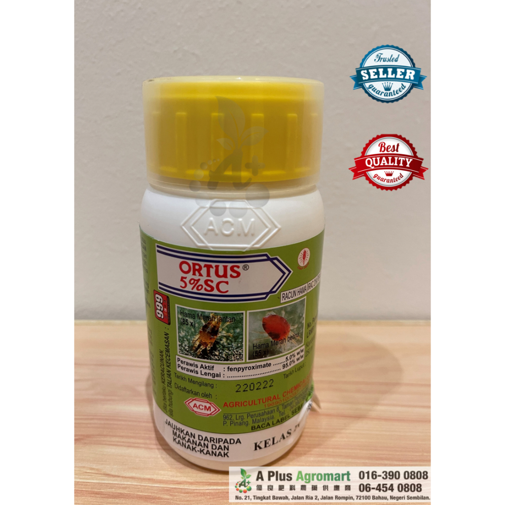 Racun Serangga Fenpyroximate 5% ORTUS 5SC (250ml) | Shopee Malaysia