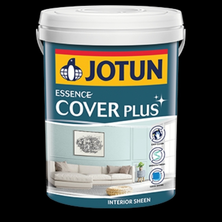 JOTUN 15L 20144 GROUNDED RED ESSENCE COVER PLUS SHEEN & MATT/INTERIOR ...