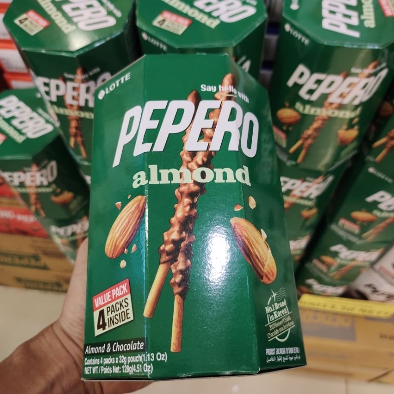 Pepero Almond/White Chocolate date Jan 2024 | Shopee Malaysia