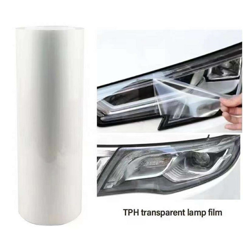 Car Tint 30cm x 30cm color (Transparent) 6.5 Mil TPH / PPF Headlight ...