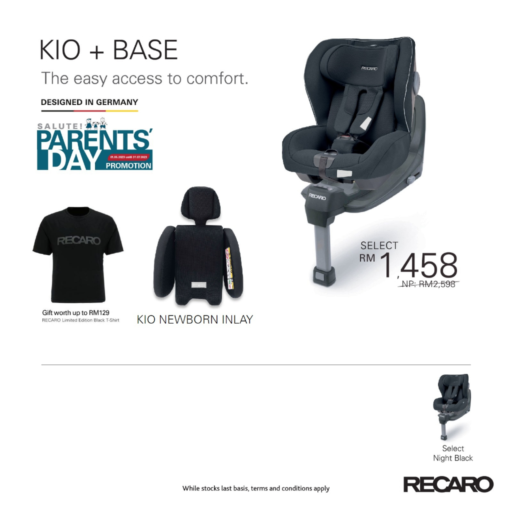 Recaro Kio Car Seat 0-4 Years | Shopee Malaysia