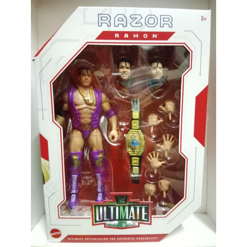 Mattel WWE Ultimate Edition Series 16 Razor Ramon Chase Variant ...