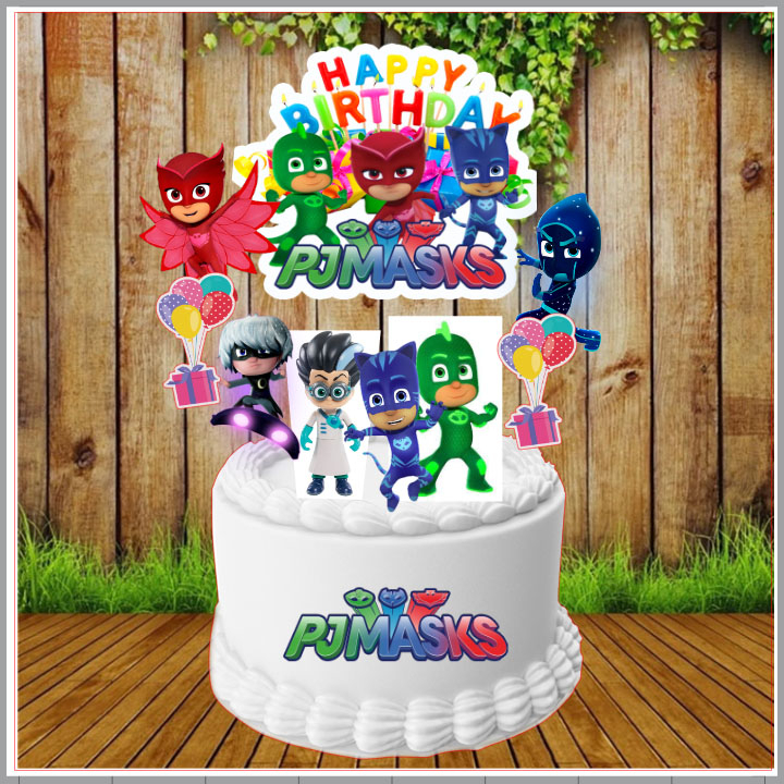 PJ Mask Cake Topper 001 | Shopee Malaysia