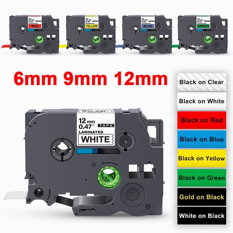 BYZ TAPE TZe231 TZe211 TZe221 TZe241 TZe251 Laminated Compatible for ...