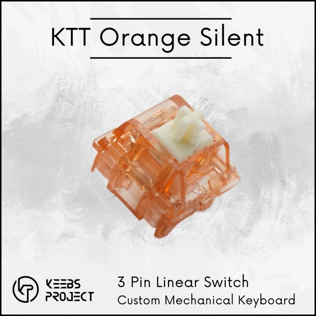 [READY STOCK] KTT Orange Silent Switch (Newest) Linear Switch 3 pin ...