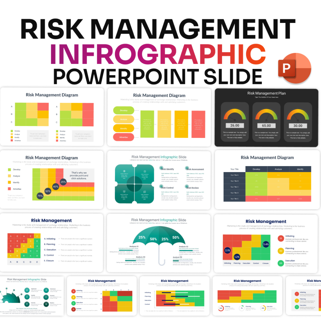 Risk Management Infographics PowerPoint Presentation Template | Easy ...