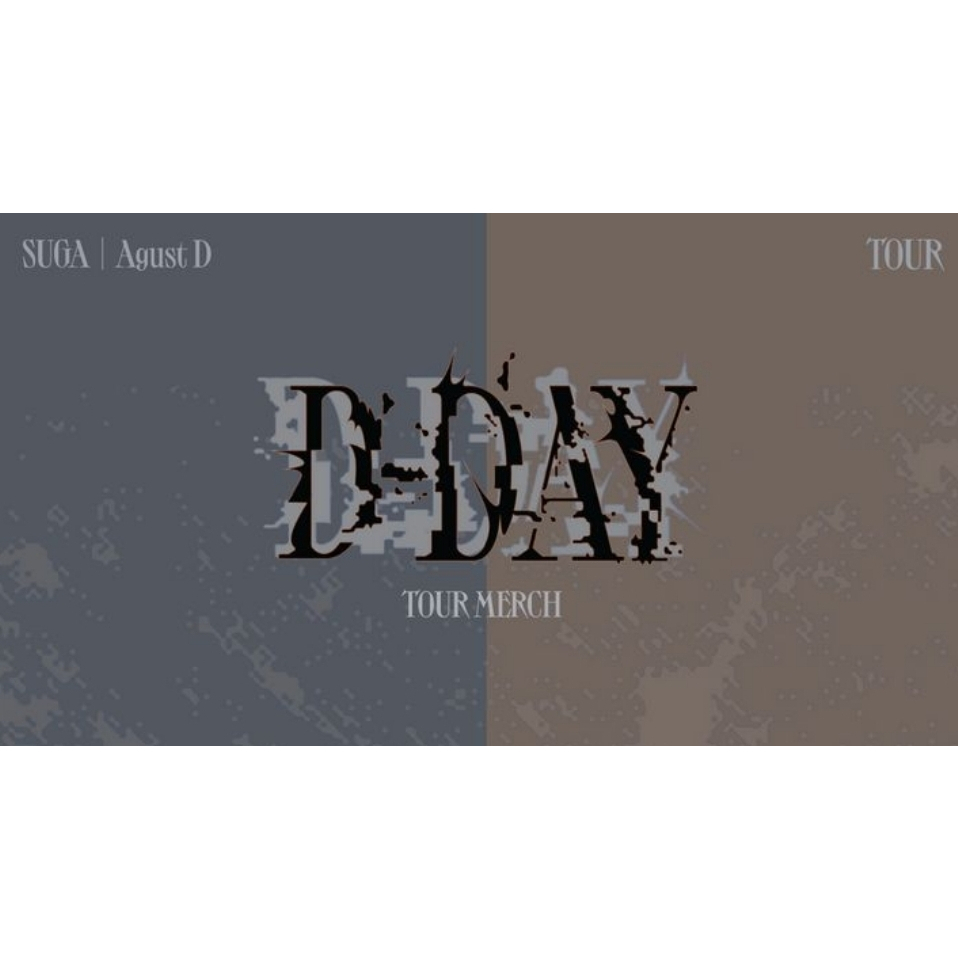 BTS Suga Agust D D-Day Tour Official Merchandise - [Pre-Order ...
