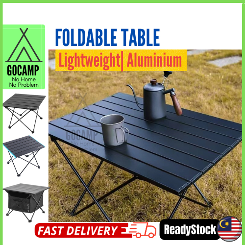 GOCAMP Foldable Camping Table 露營桌子 Portable Aluminum BBQ Picnic Outdoor ...