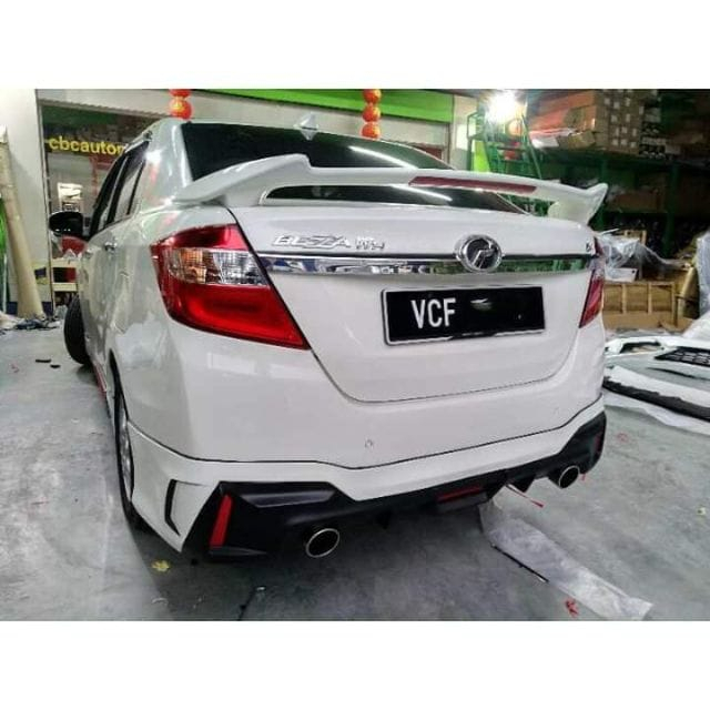 (BEST SELL) PERODUA BEZZA TRD V3 SPOILER ABS | Shopee Malaysia