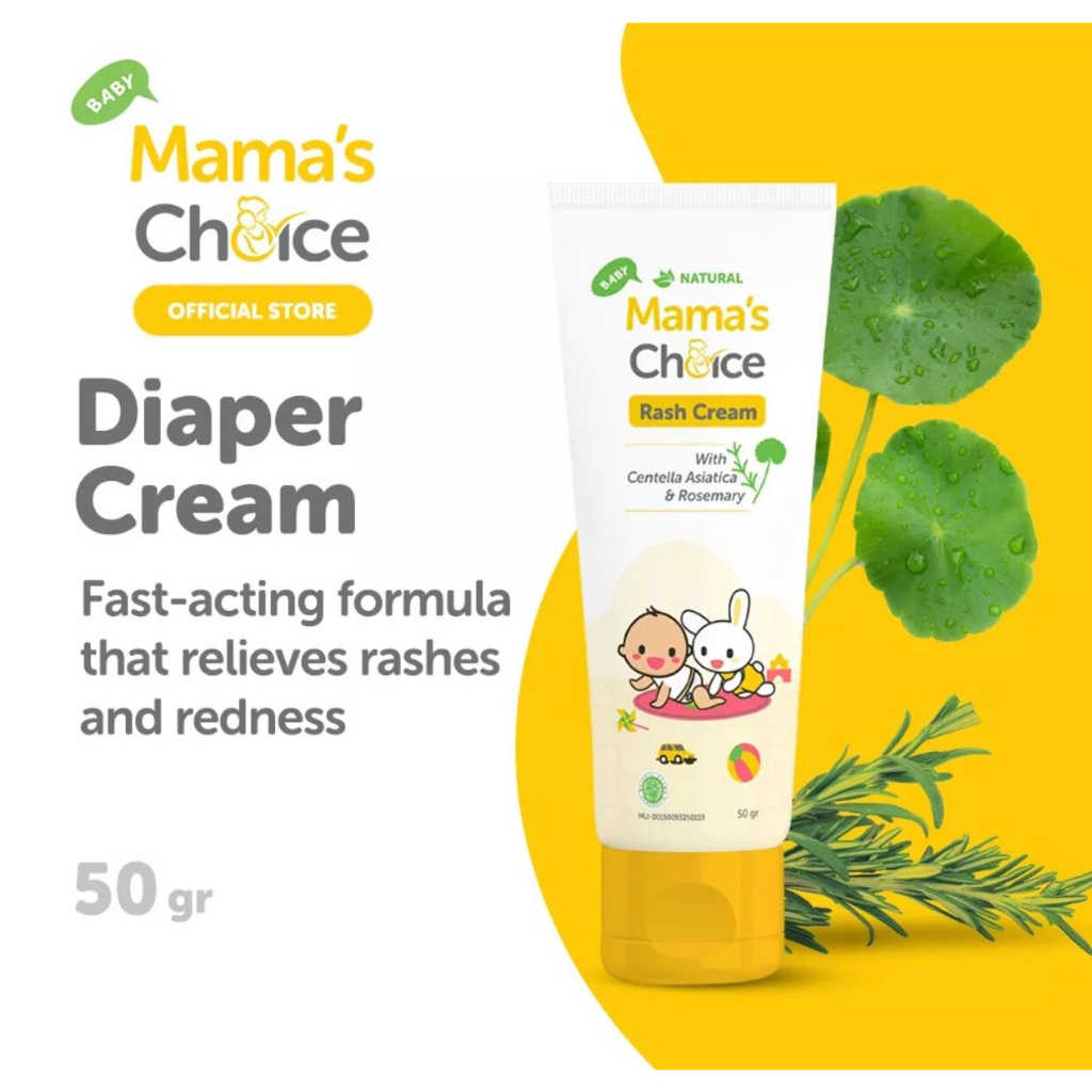 Mama's Choice Baby Diaper Cream | Natural Nappy Diaper Rash Cream ...