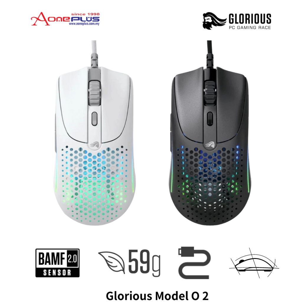 (AONE PLUS SS2) Glorious Model O 2 Wired Gaming Mouse | Shopee Malaysia