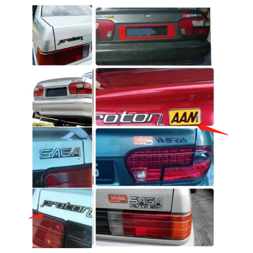 Sticker Epoxy Sahabat Eon AAM stiker proton wira waja iswara saga arena ...