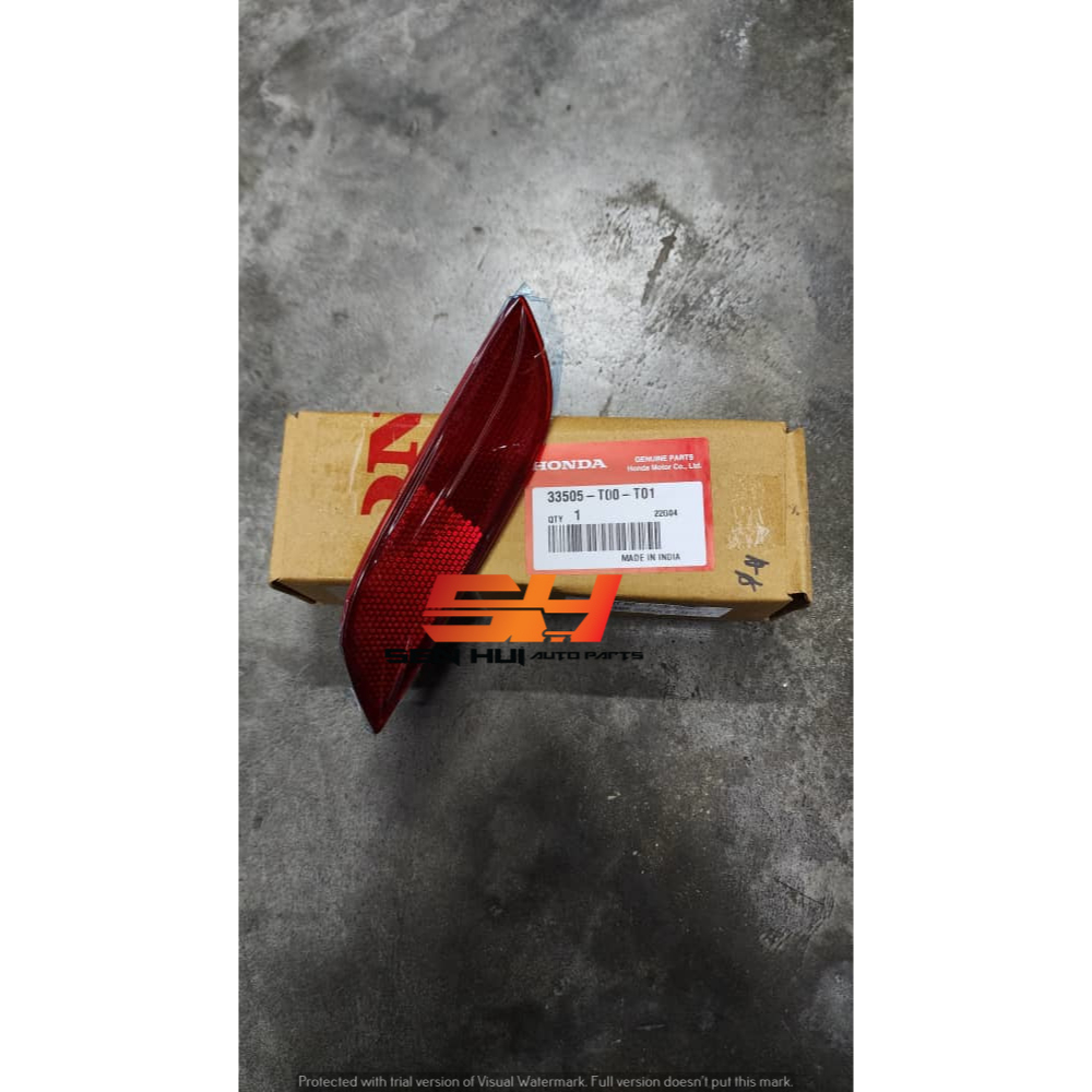 Honda CITY 33505-T00-T01 REFLECTOR Rear Bumper RH right Genuine Parts ...