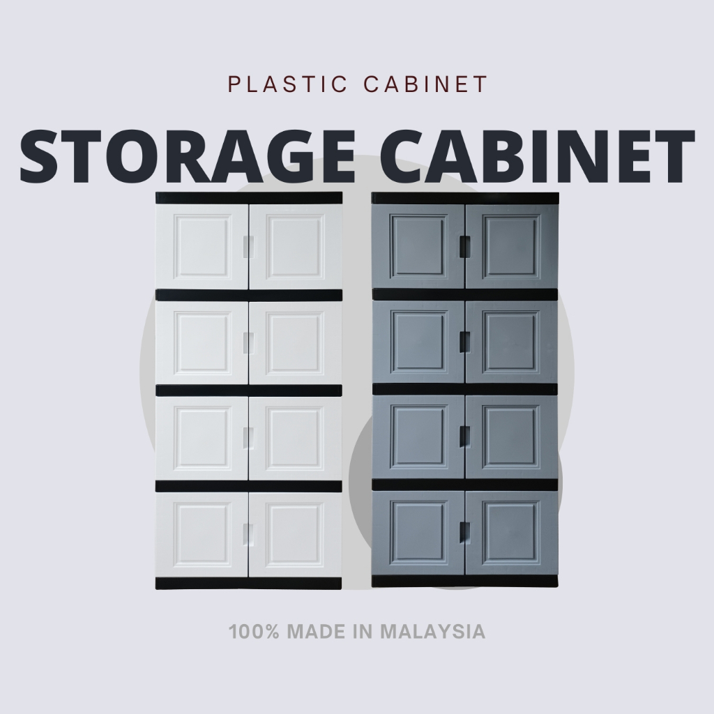 EAGLE DIY Plastic Storage Cabinet / Wardrobe / Almari Baju / Almari ...