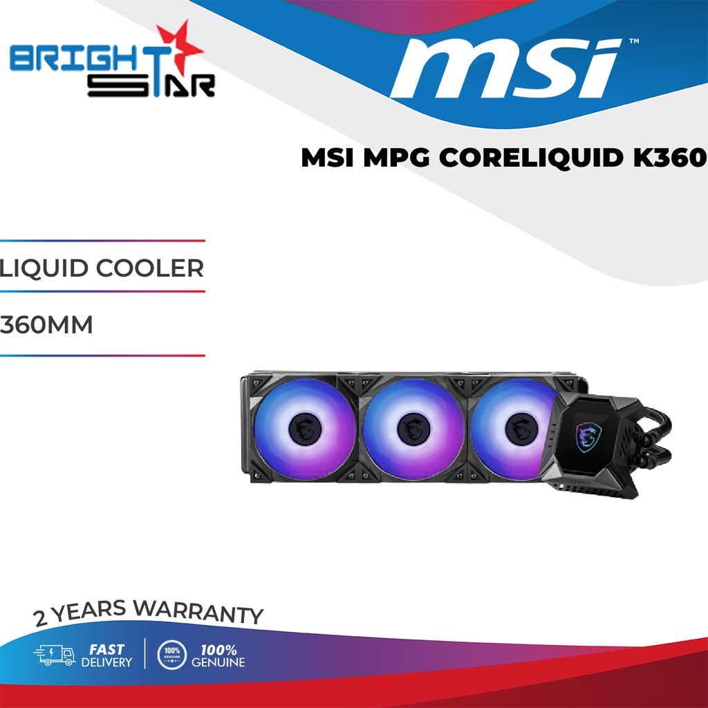 Msi MPG Coreliquid K360 Water AIO Cooler | Shopee Malaysia
