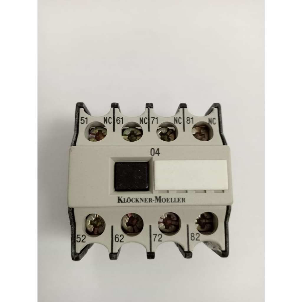 KLOCKNER MOELLER AUXILIARY CONTACT 04DIL ( 4NC ) | Shopee Malaysia
