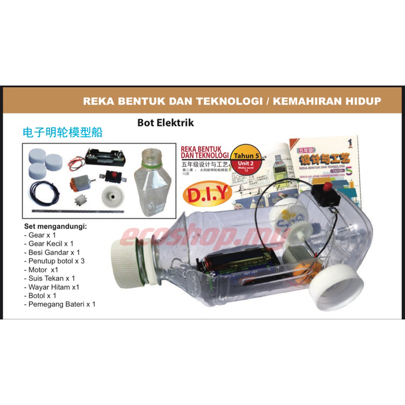 Projek RBT - Bot Elektrik - Electric Boat - KSSR - Reka Bentuk ...