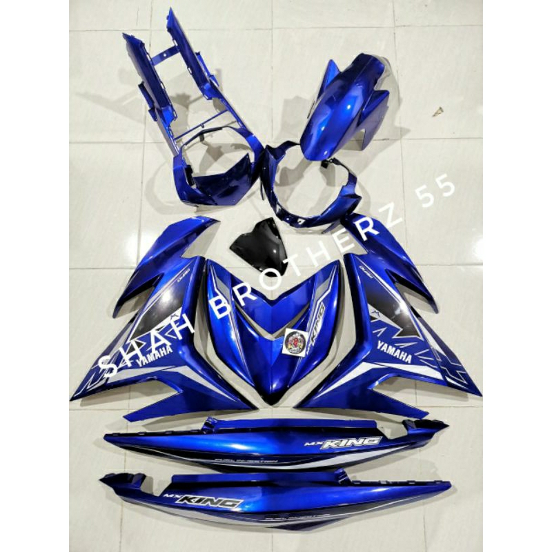 COVERSET Y15 V1/V2 MXKING BIRU GP 2020 CUSTOM🔥 | Shopee Malaysia