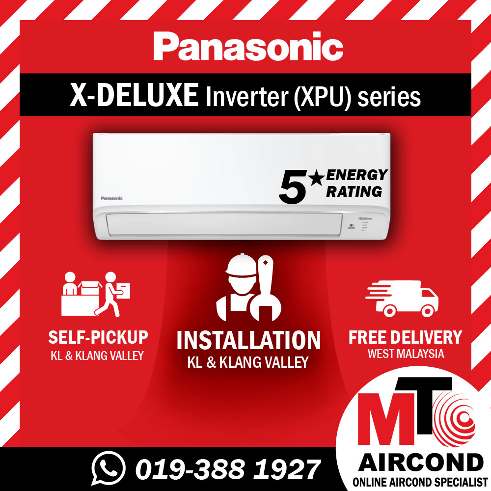 [MTO] PANASONIC DELUXE INVERTER AIRCOND XPU-XKH SERIES PANASONIC ...