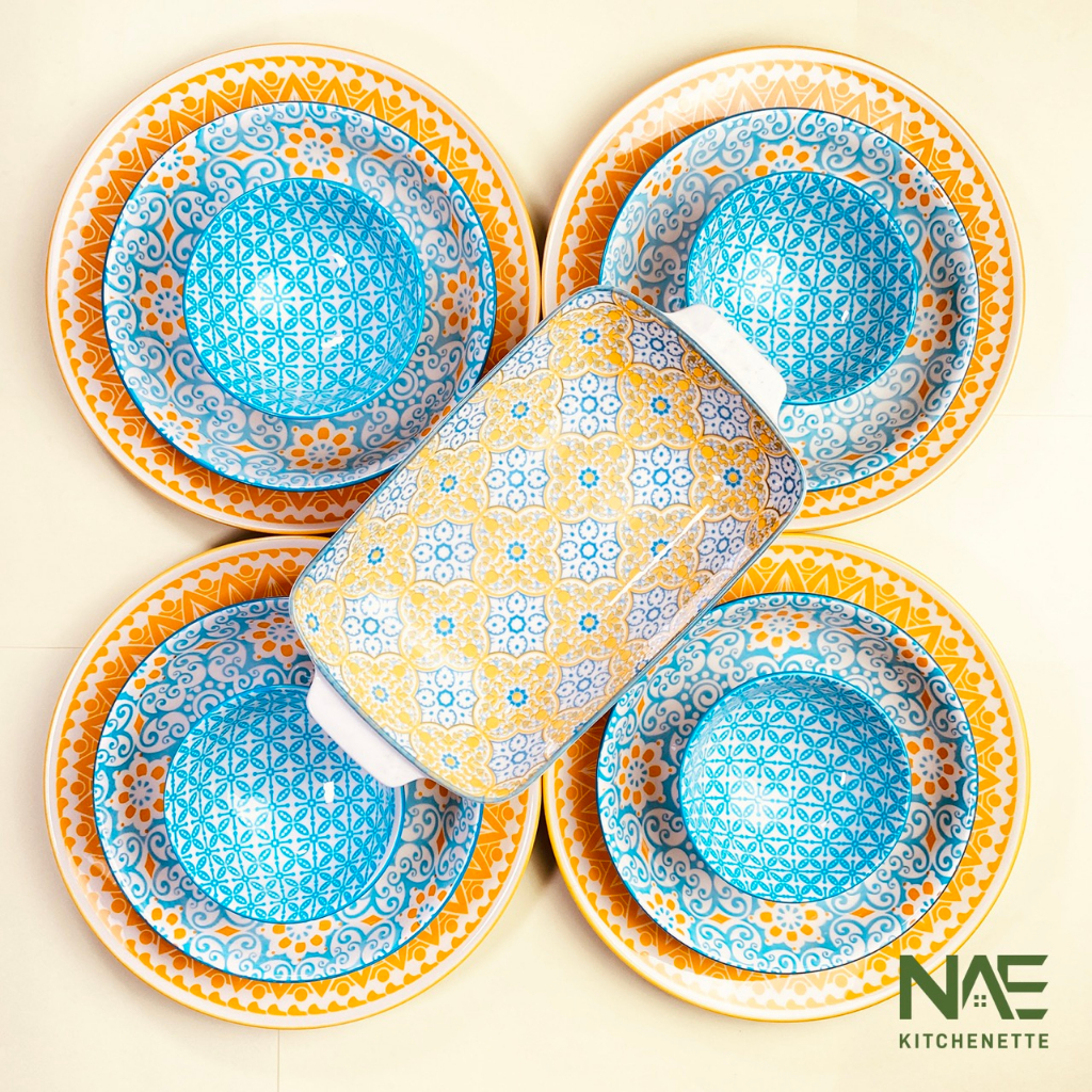 [NEW] PINGGAN VIRAL NAE - 13 PCS 4 Pax with Rectangle Oven Dish Set ...