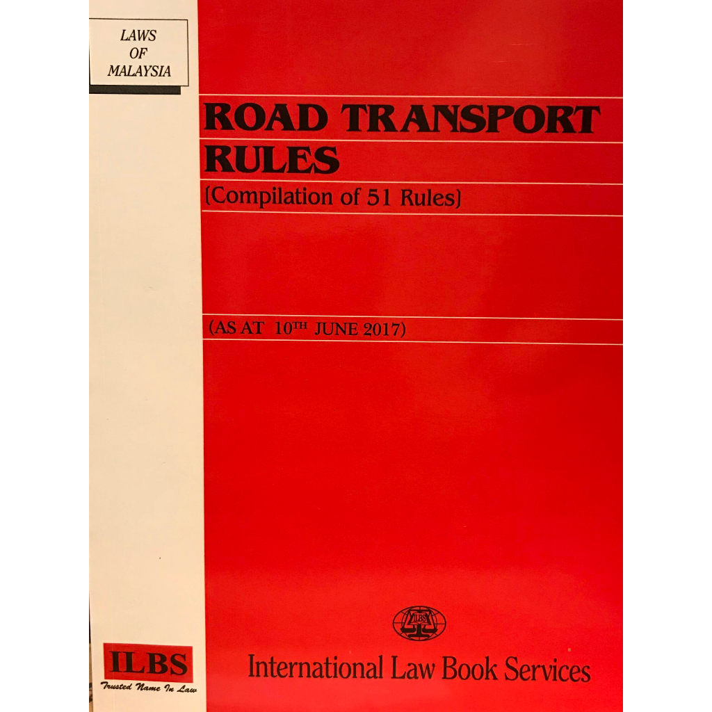 ROAD TRANSPORT RULES (COMPILATION OF 51 RULES) | Shopee Malaysia