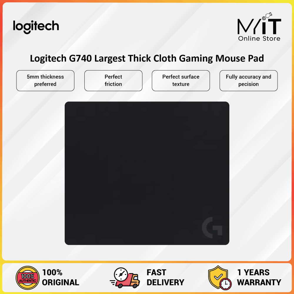 Logitech G740 Large Cloth Gaming Mouse Pad | Shopee Malaysia