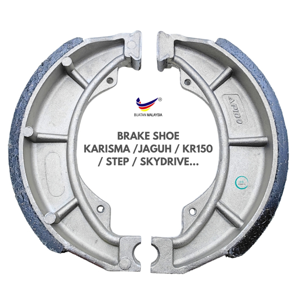 BRAKE SHOE BRAKE SHOES MODENAS KARISMA ELIT CERIA JAGUH 175 KAWASAKI ...