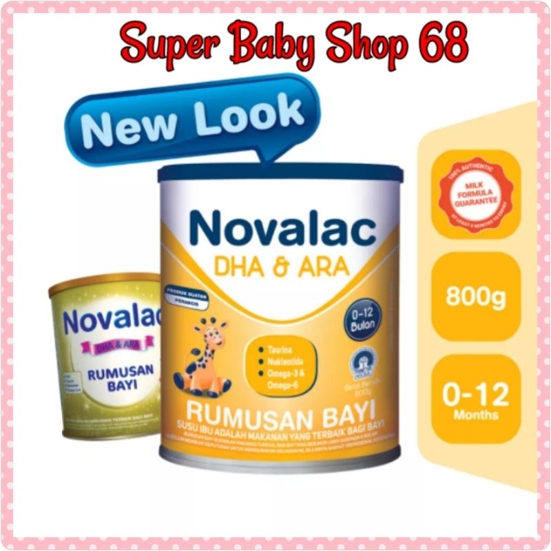 Novalac DHA & ARA (800g) 0-12 | Shopee Malaysia