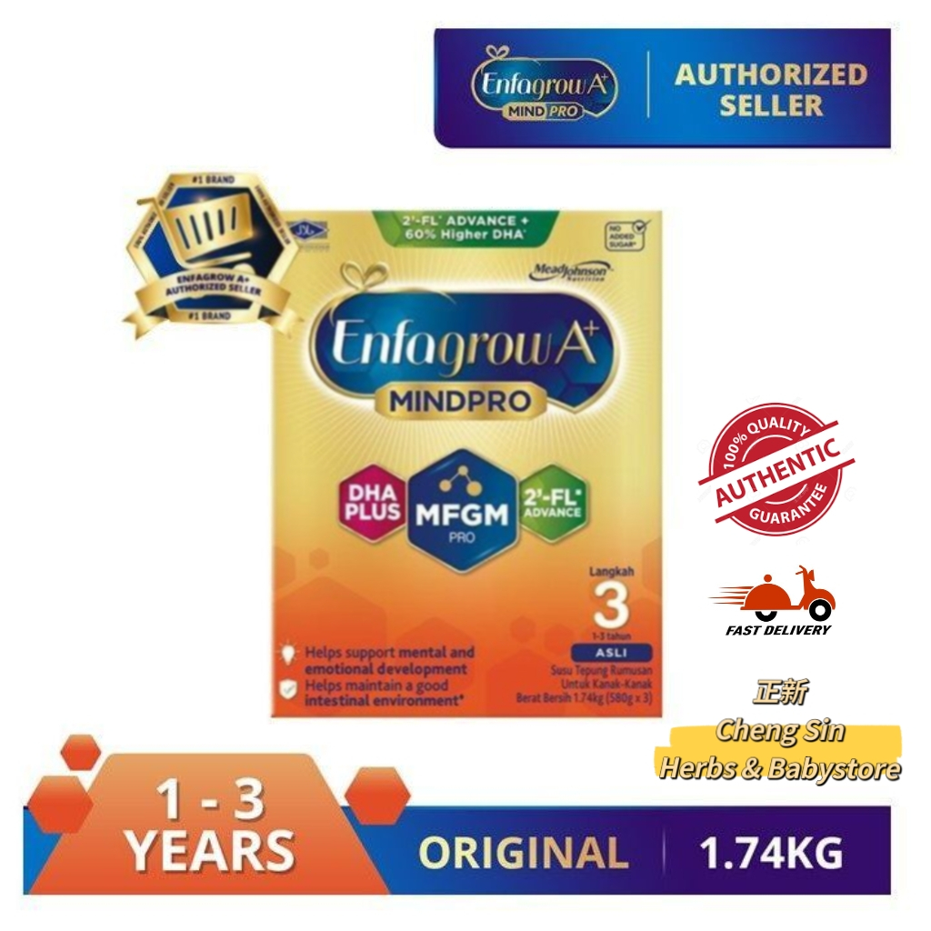 Enfagrow A+ Step 3 Original/Vanilla 1.74kg EXP:ORI 7/26 VAN 6/26 ...