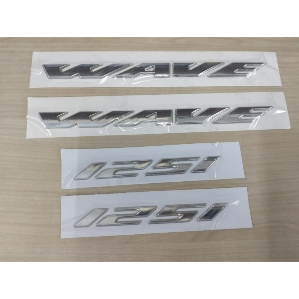 HONDA WAVE125 I BODY EMBLEN/LOGO OE HONDA MARK (125I)/MARK( WAVE) (SET ...