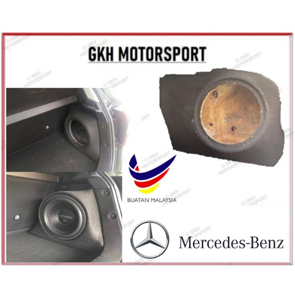 MERCEDES BENZ E C180 C200 S280 W210 REAR TRUNK BONNET FIBER SUBWOOFER ...