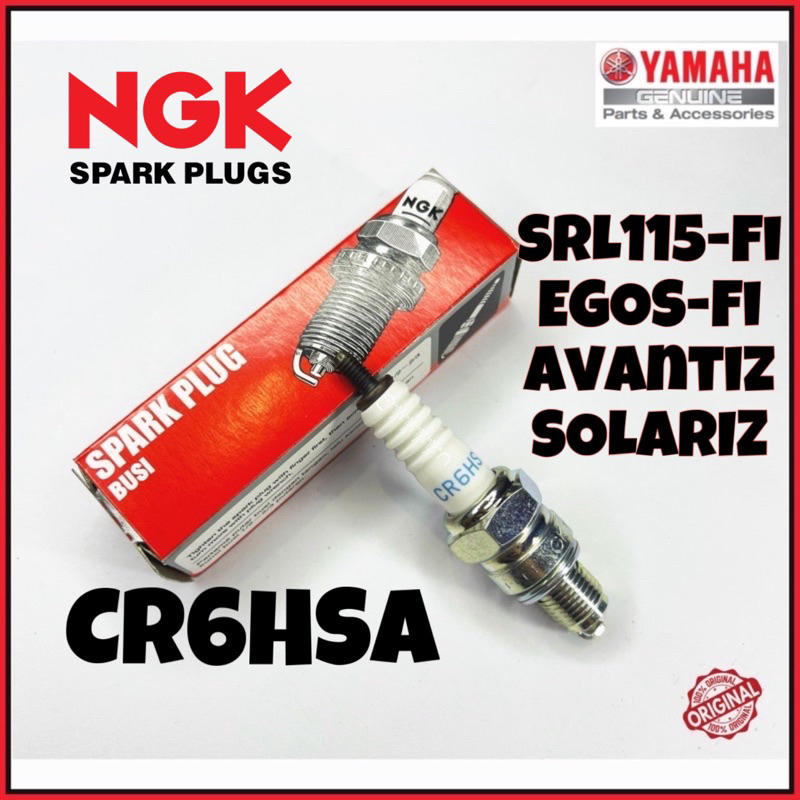 [100% ORI] CR6HSA EGOS FI AVANTIZ SOLARIZ LAGENDA SRL115 FI SPARK PLUGS PLUS CR6HSA NGK 100% ...