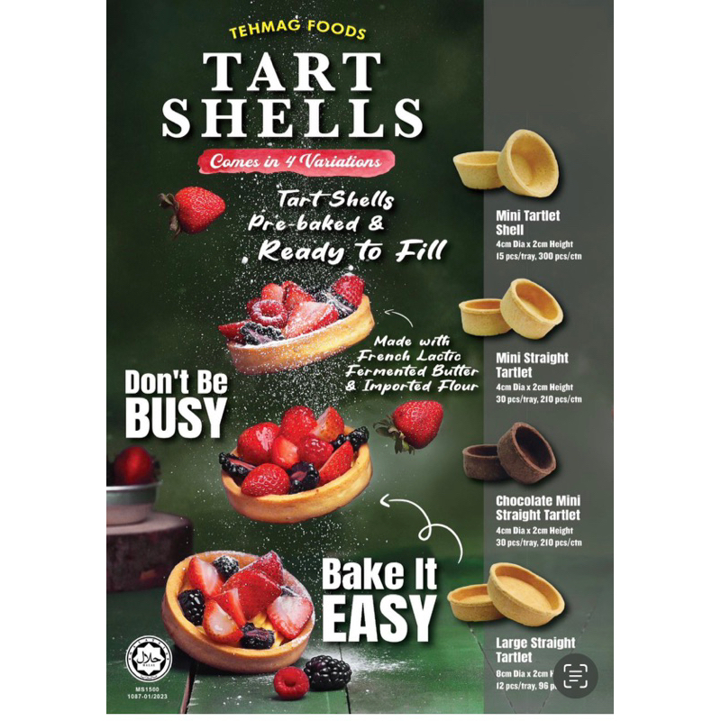 French Tartlet | Mini Tart Shell Pre Baked | Shopee Malaysia