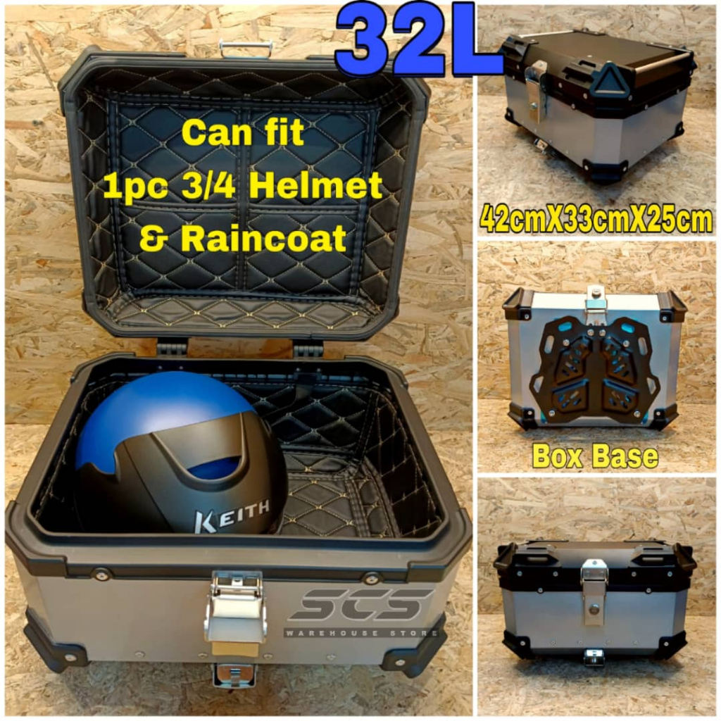 Top Box Aluminum Motor Motorcycle Alloy 32L Accessories Y16ZR ADV160 ...
