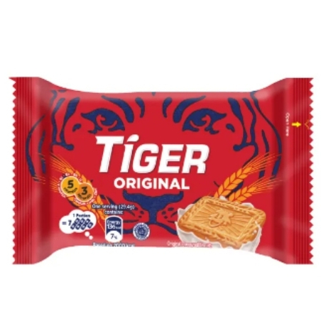 Tiger Biscuit (Original 53.2g / Chocolate 53.2g / Milk 75g) | Shopee ...