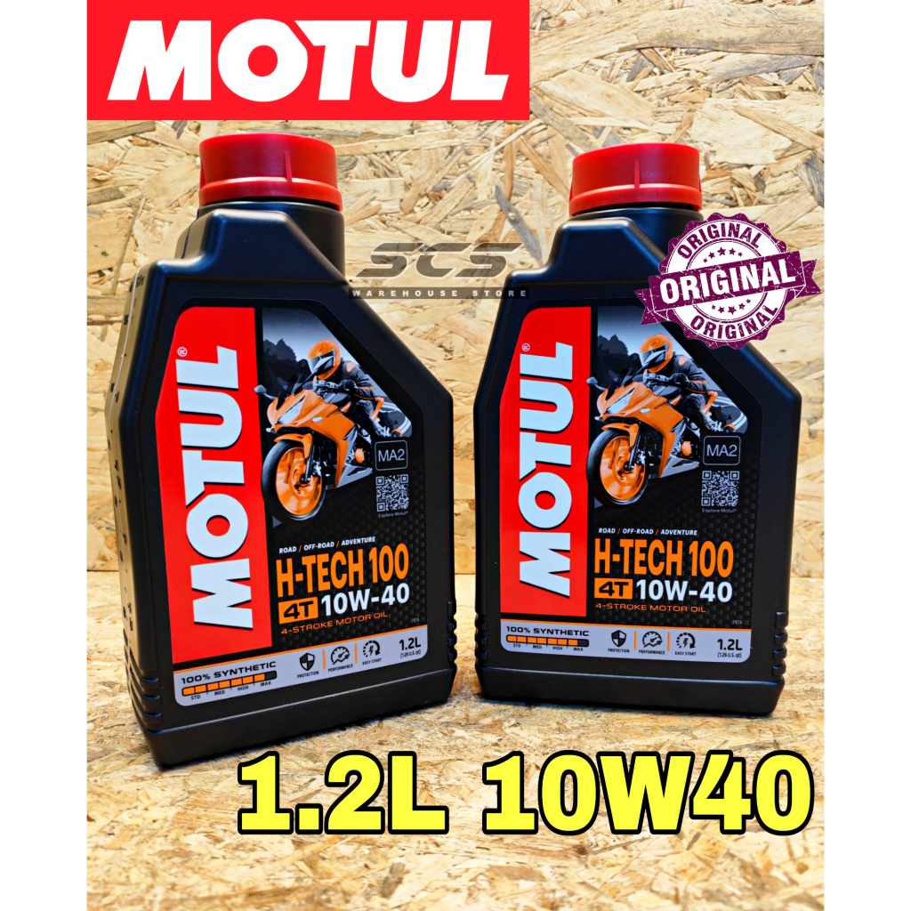 Minyak Hitam MOTUL Original HI-TECH Engine Oil RSX150 1.2 Liter 1.2L ...