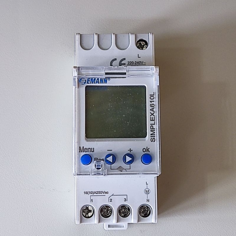 Emann simplexa 6 series 610L 7 days digital time switch | Shopee Malaysia