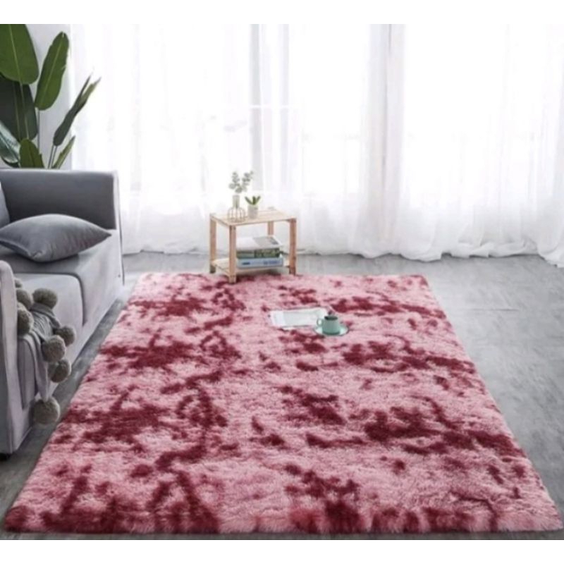 Shaggy Fluffy Soft Floor Mat Carpet Karpet bulu High Quality Bedroom ...