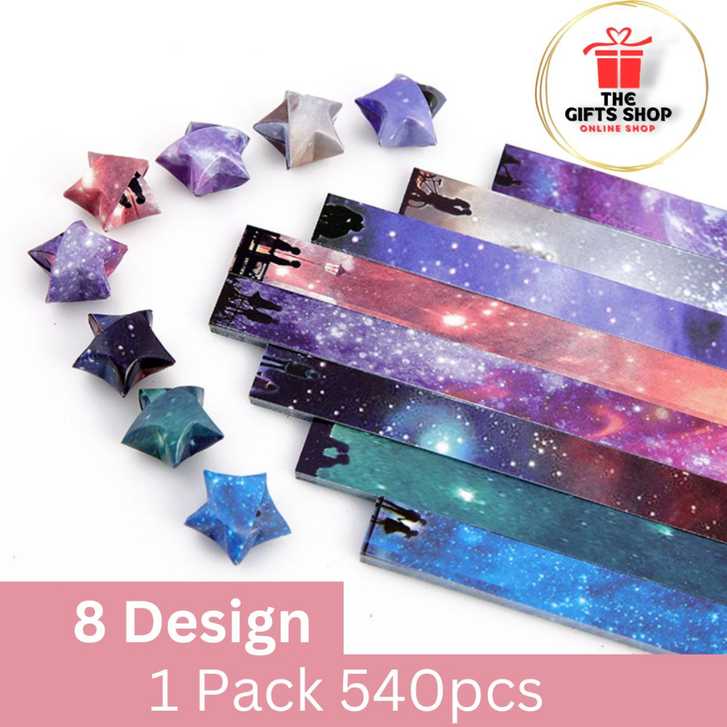 540 Strips Constellation Origami Lucky Star Paper Strips Star Folding ...